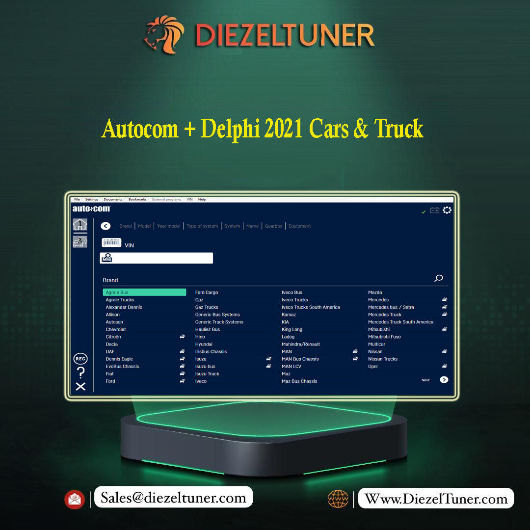 Autocom + Delphi 2021 Cars & Truck