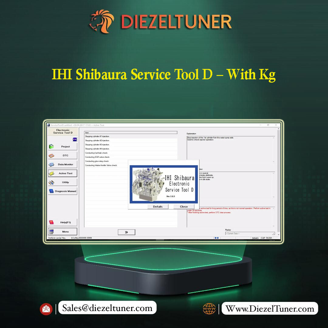 IHI Shibaura Service Tool D – With Kg